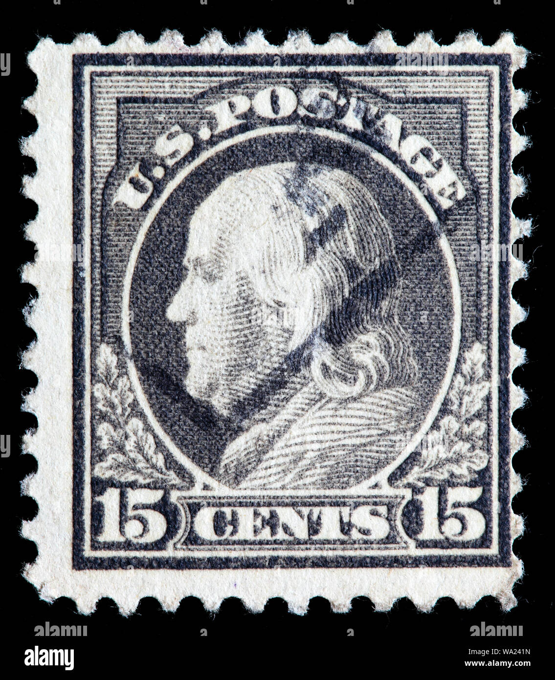 Benjamin franklin stamp hi-res stock photography and images - Alamy