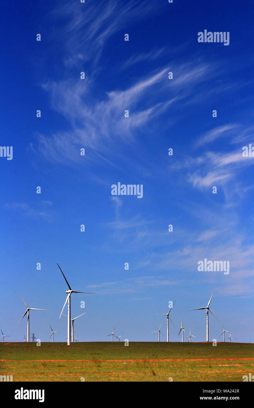 Wind power generation Stock Photo - Alamy