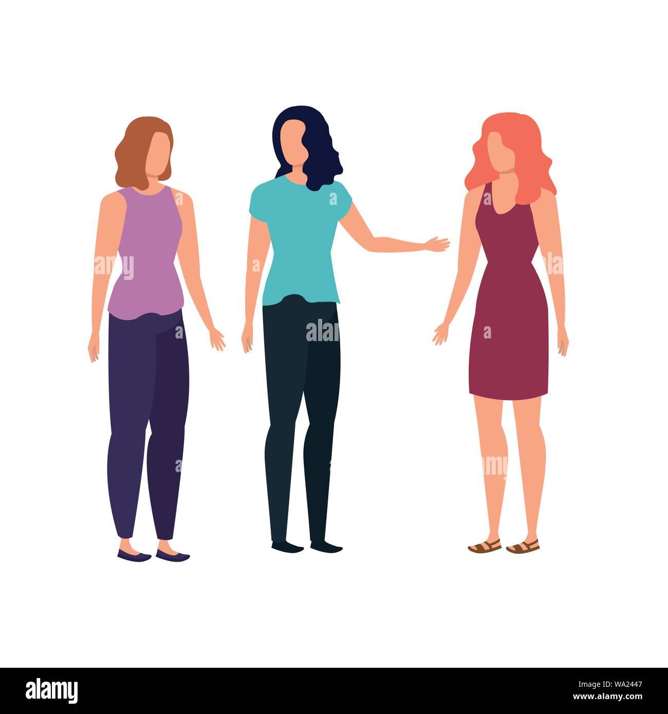 group of people avatars characters Stock Vector Image & Art - Alamy