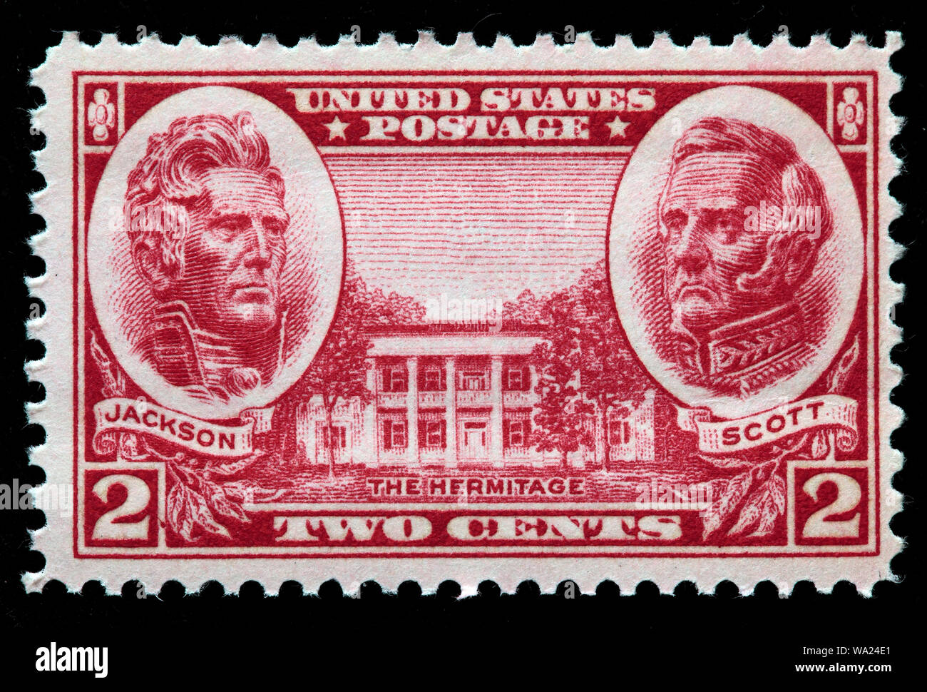 Andrew Jackson (1767-1845), Winfield Scott (1786-1866), Hermitage ...