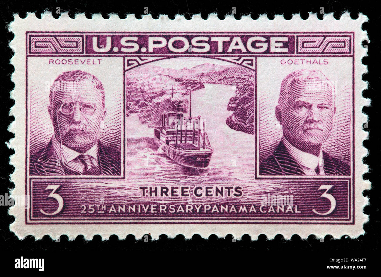 Theodore Roosevelt (1858-1919), George W. Goethals (1858-1928), Ship ...