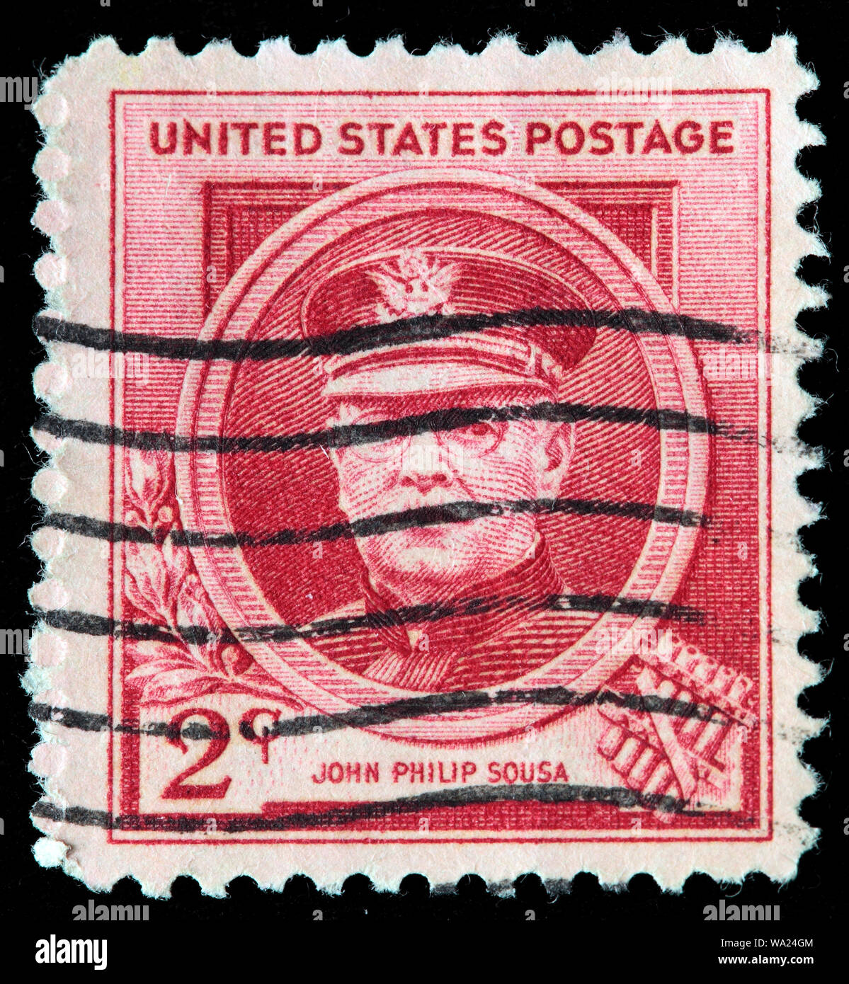 John Philip Sousa (1854-1932), American composer, conductor, postage ...