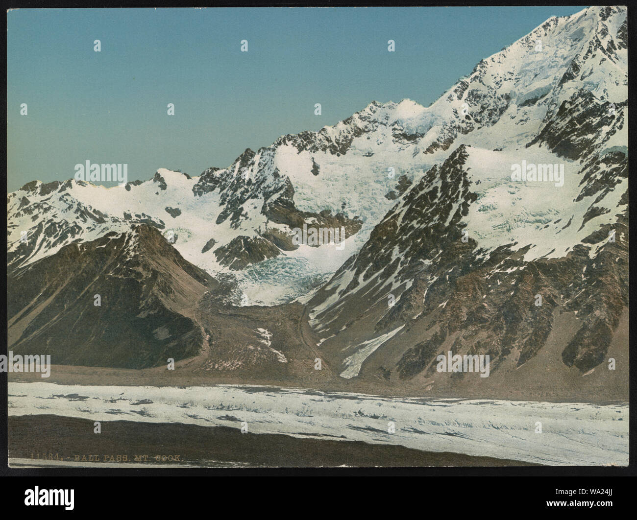 Ball Pass, Mt. Cook Stock Photo - Alamy