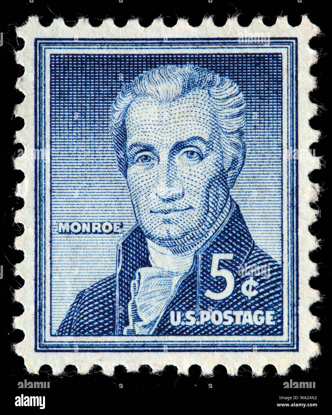 Us president james monroe hi-res stock photography and images - Alamy