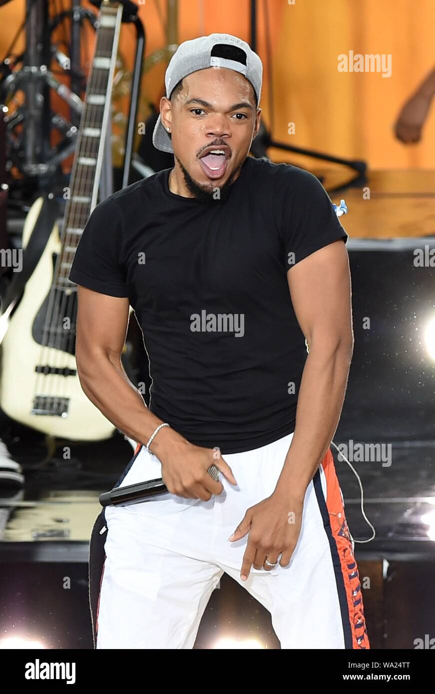 New York, NY, USA. 16th Aug, 2019. Chance The Rapper on stage for ...