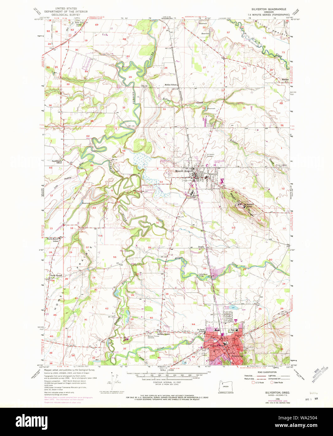 Map of silverton hi-res stock photography and images - Alamy