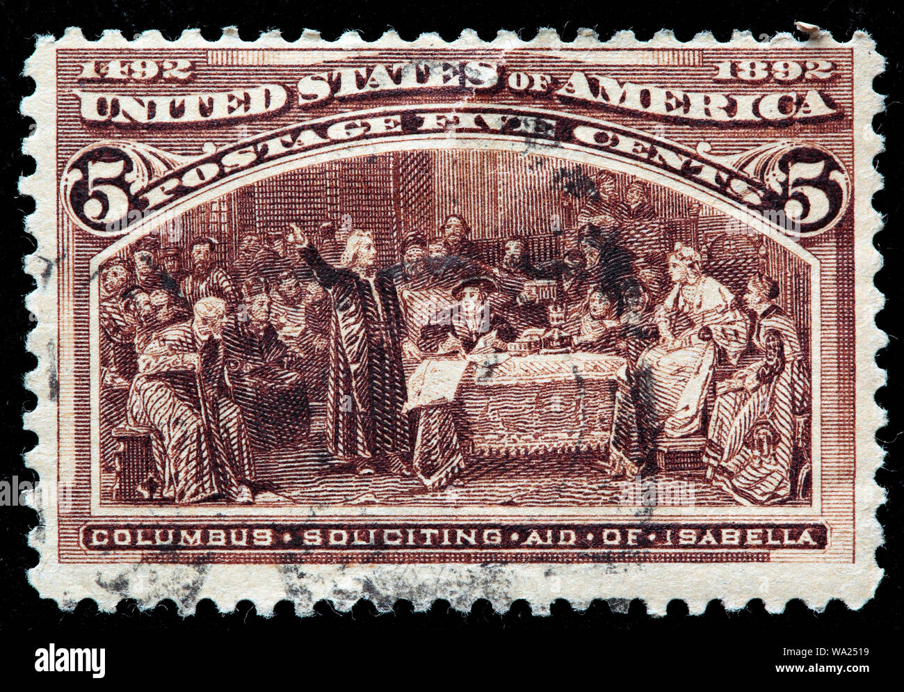Columbus Soliciting Aid from Queen Isabella, Columbus expedition ...
