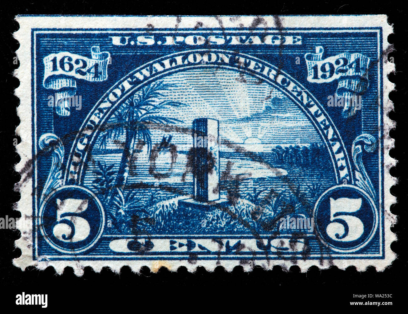 Postage stamp us usa united states of america france french hi-res ...