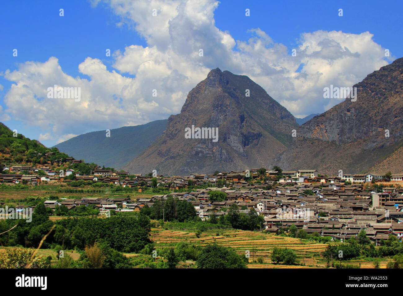The scenery in yunnan Stock Photo - Alamy