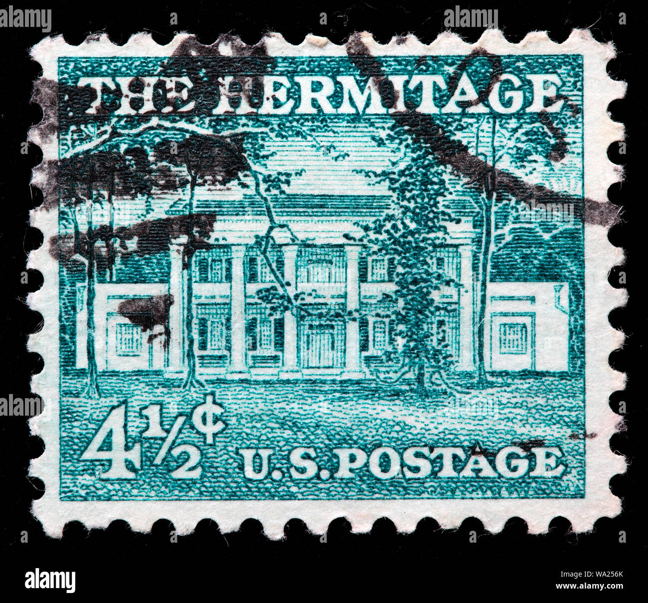 The Hermitage, 1835, Nashville, Tennessee, postage stamp, USA, 1959 ...