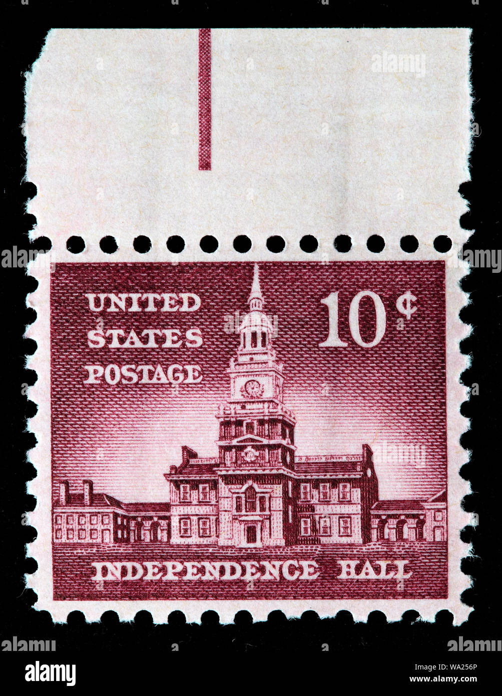 Independence Hall, 1753, Philadelphia, Pennsylvania, postage stamp, USA ...