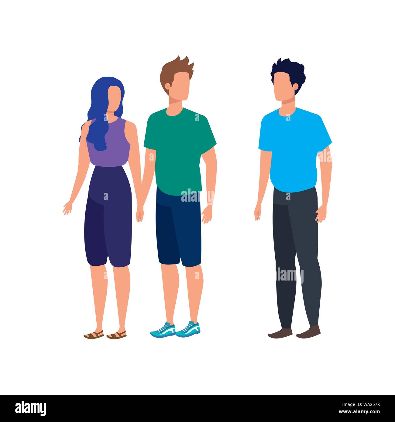 group of people avatars characters Stock Vector Image & Art - Alamy