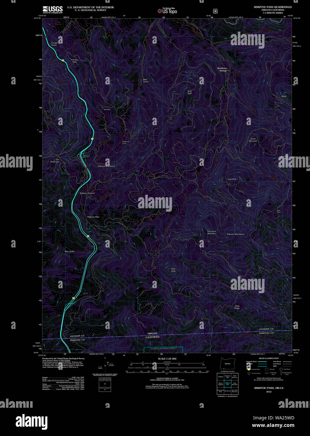 Siskiyou pass hi-res stock photography and images - Alamy