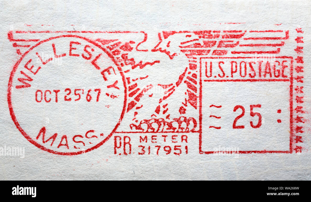 Us postage stamp hi-res stock photography and images - Alamy