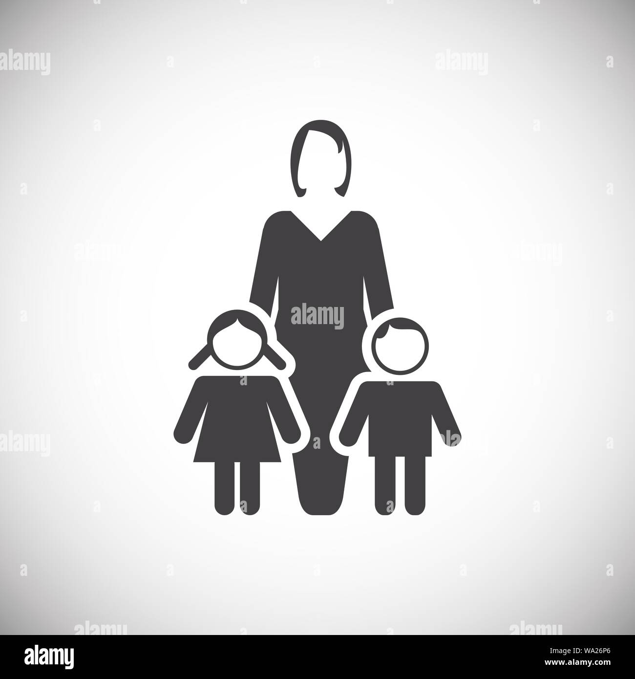 Family day related icon on background for graphic and web design ...