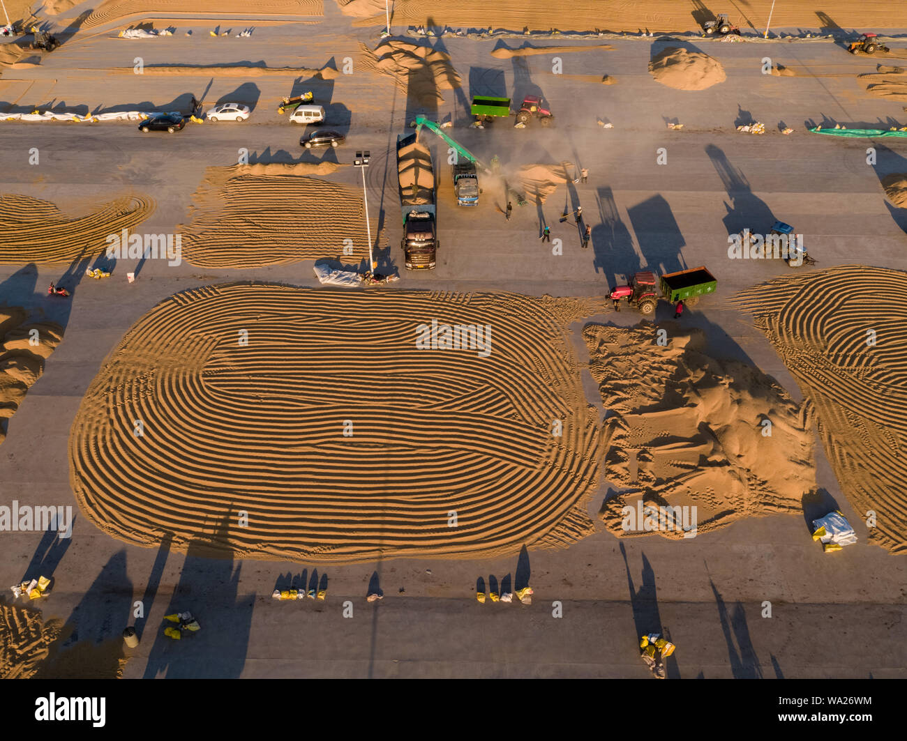 Rice drying hi-res stock photography and images - Alamy