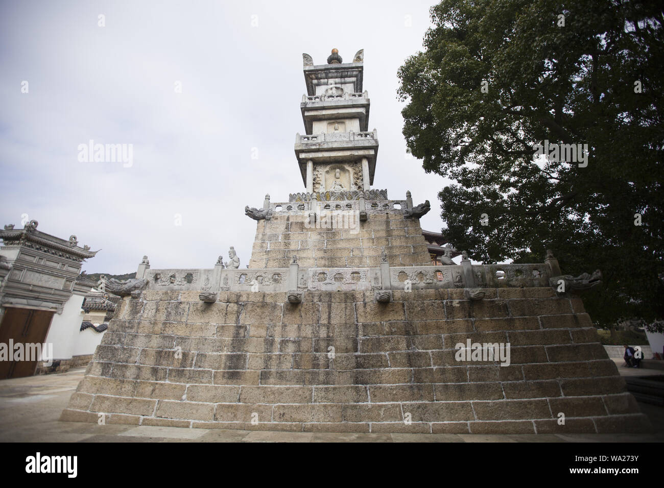 Mount putuo buddhist pagoda museum Stock Photo - Alamy