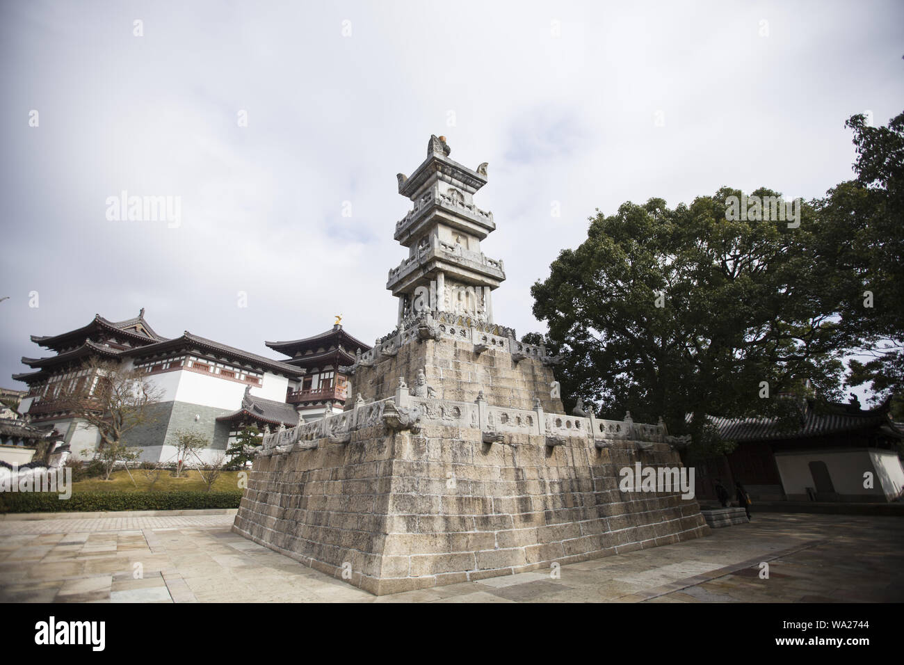 Mount putuo buddhist pagoda museum Stock Photo - Alamy