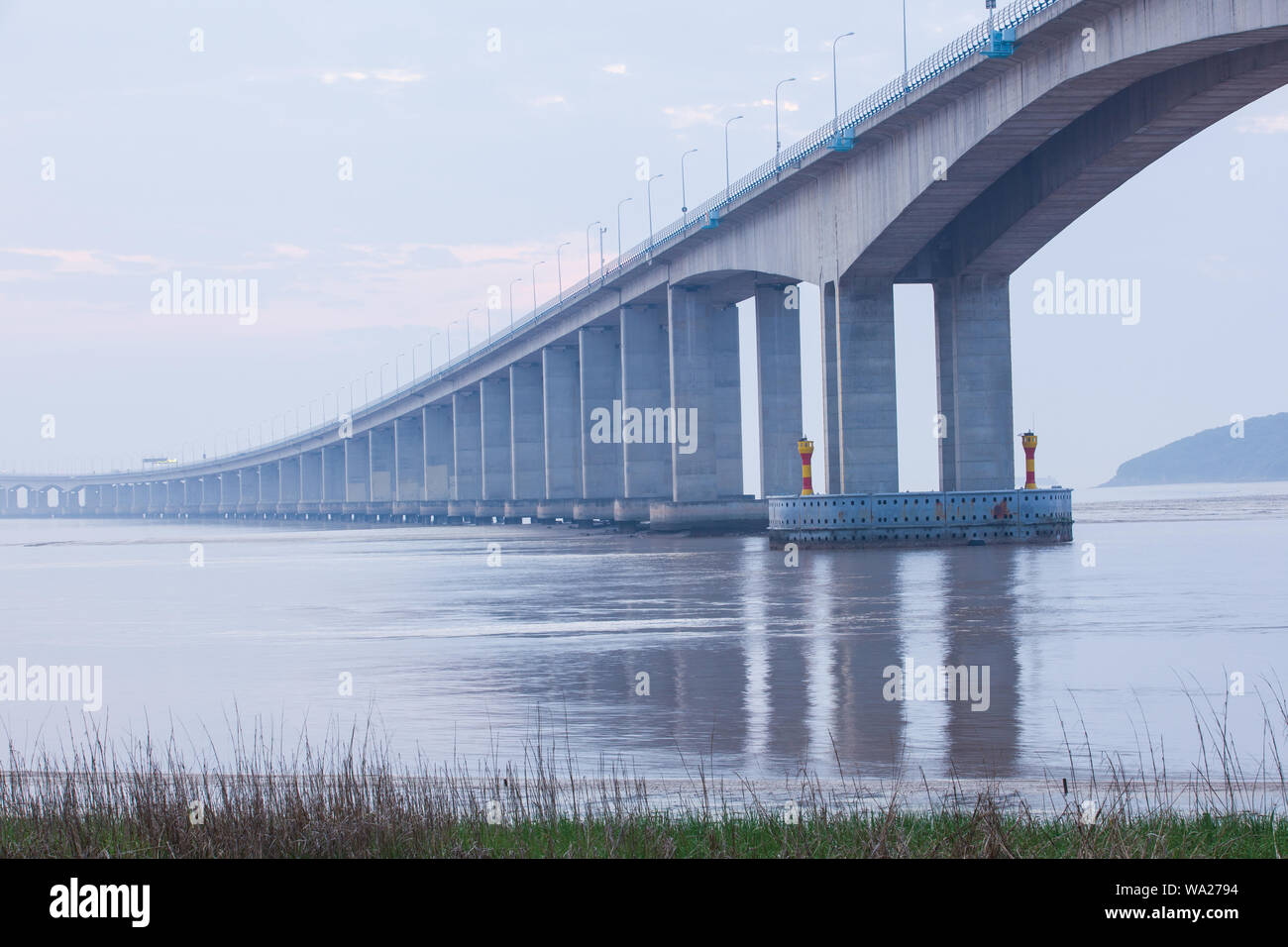 Zhejiang zhoushan jintang bridge Stock Photo - Alamy