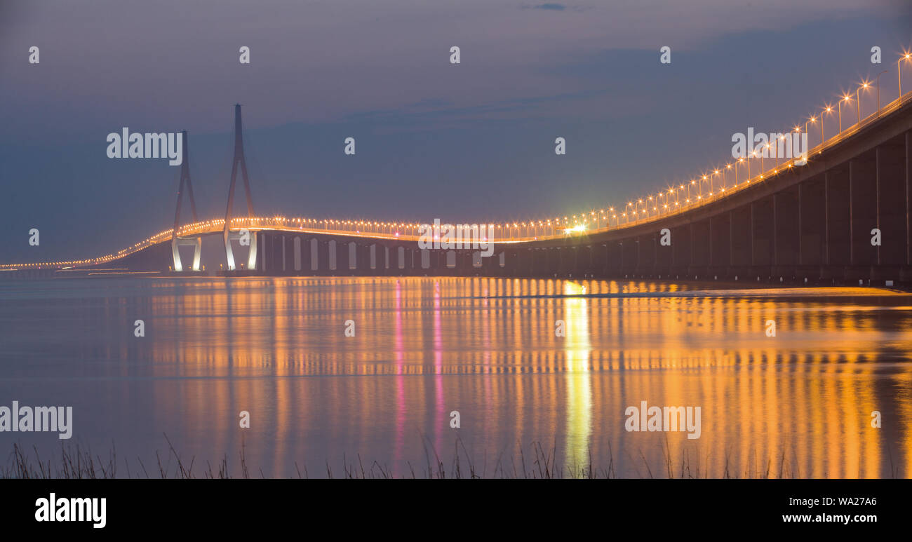 Zhejiang zhoushan jintang bridge Stock Photo - Alamy