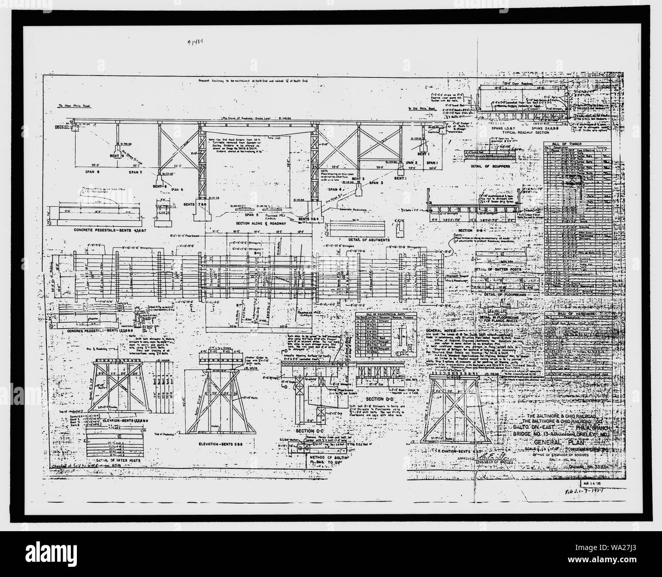 Baltimore county bridges Black and White Stock Photos & Images - Alamy