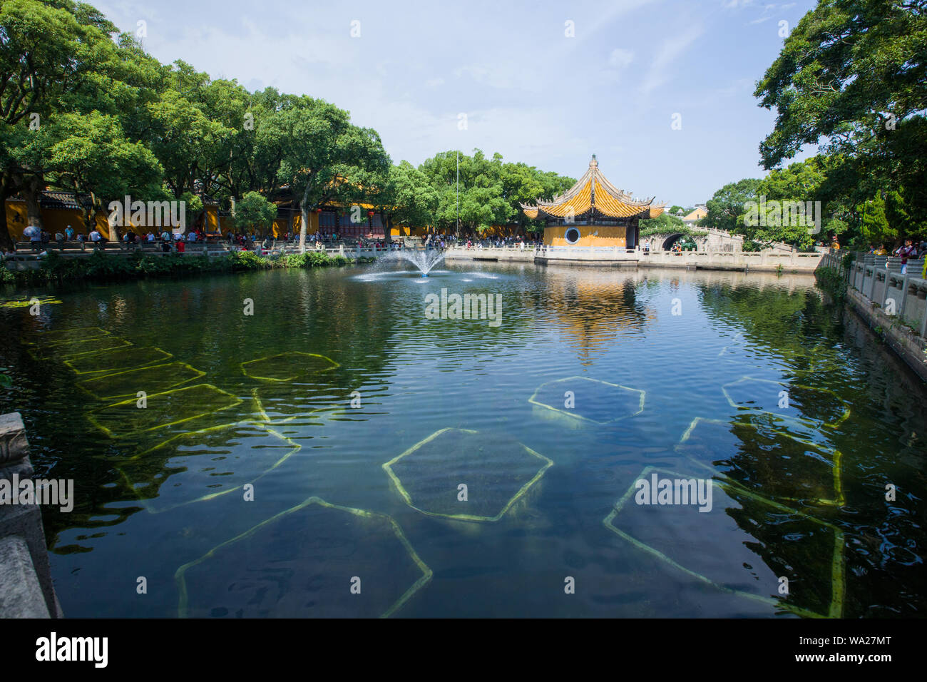 Mount putuo Yin pool Stock Photo - Alamy