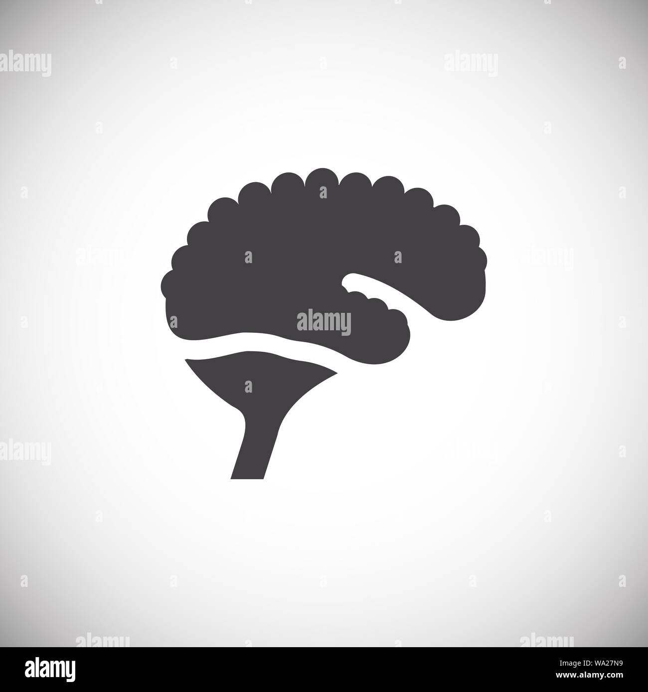 Human organ icon on background for graphic and web design. Simple ...
