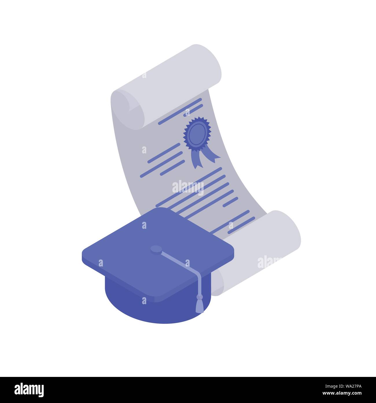 Graduation mortarboard message Cut Out Stock Images & Pictures - Alamy