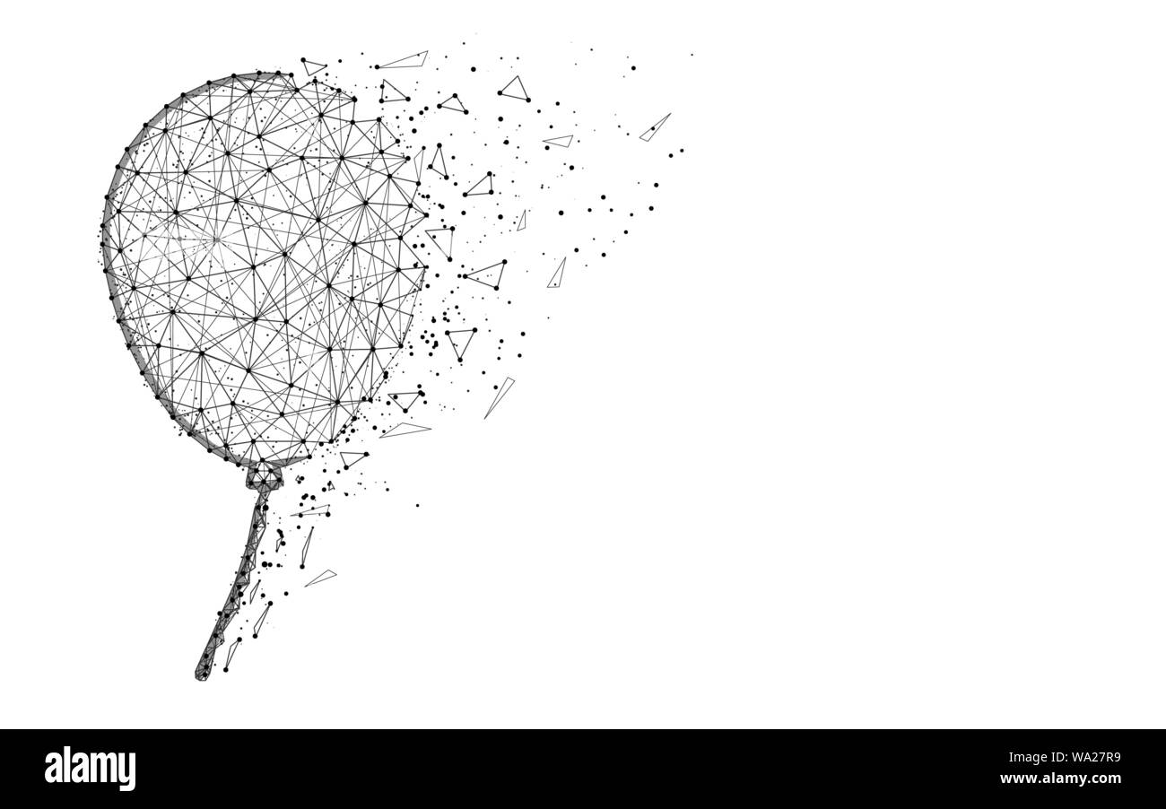 Balloon low poly design, Holiday abstract geometric image, flight ...