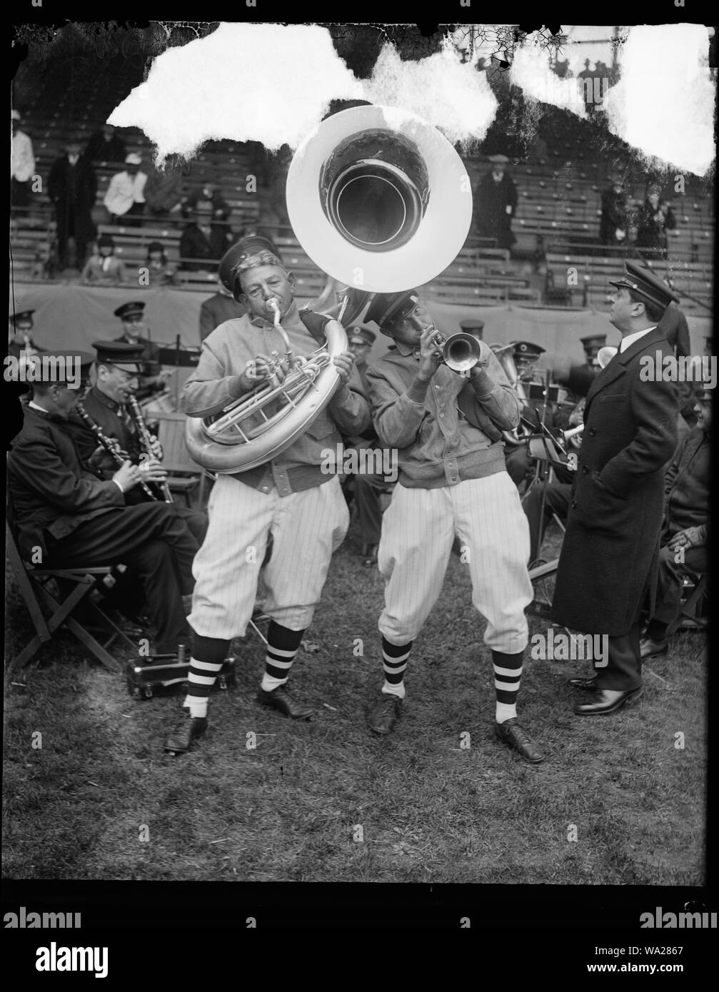 Stadium band Black and White Stock Photos & Images - Alamy