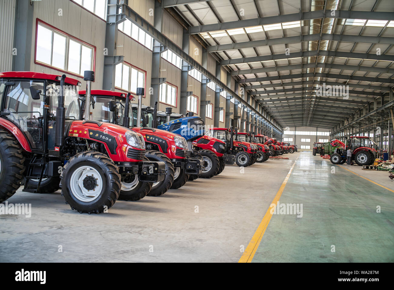 The factory of the tractor Stock Photo - Alamy
