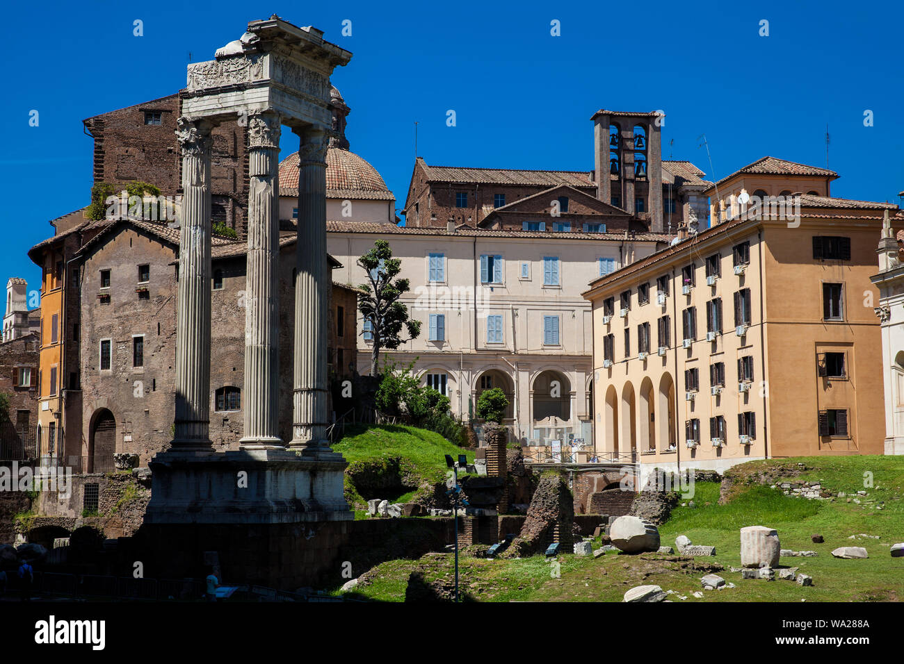 ROME, ITALY - APRIL, 2018: Temple of Apollo Sosianus a Roman temple ...