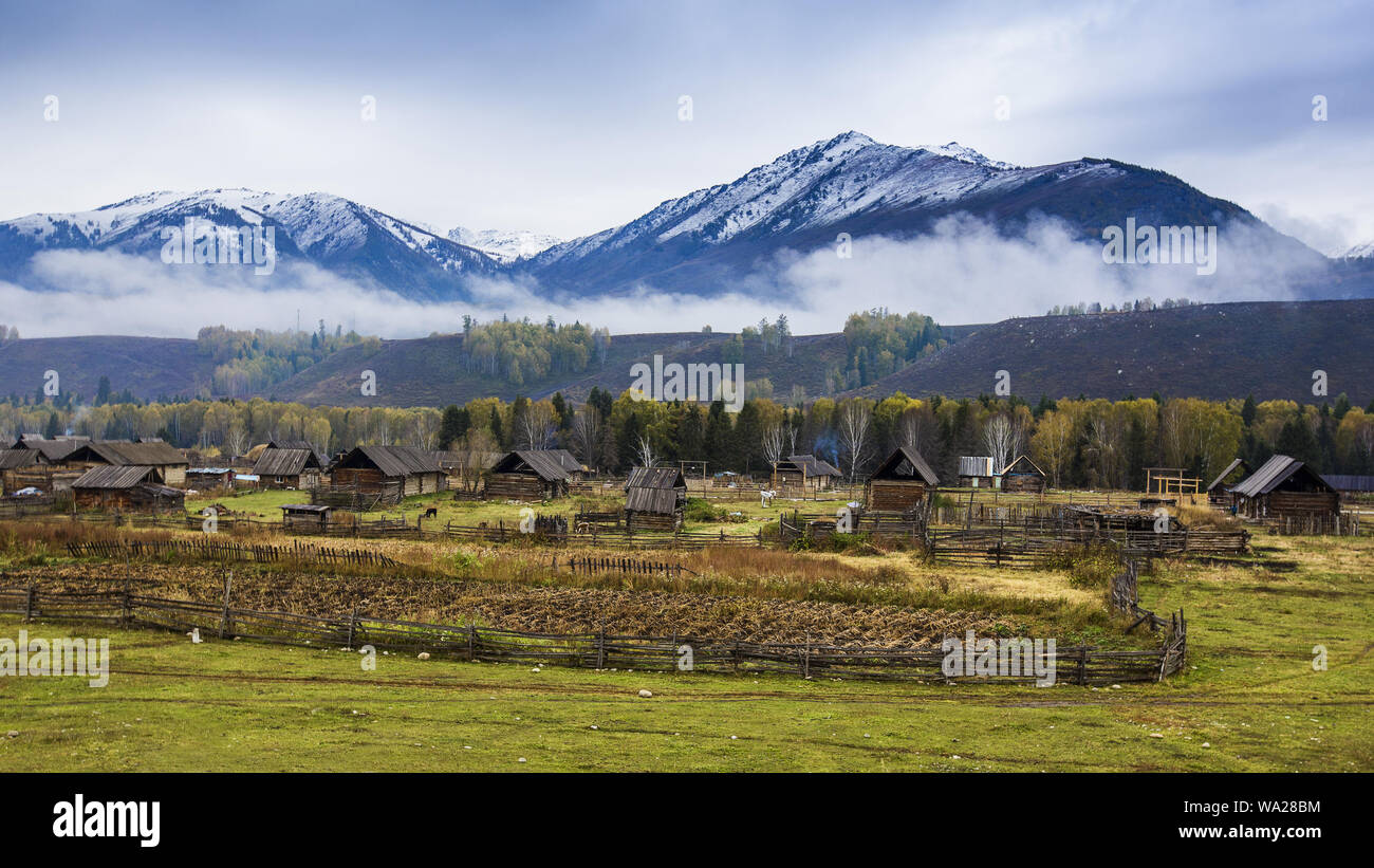 Acaroid scenery in xinjiang Stock Photo - Alamy