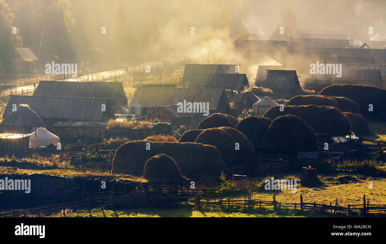 Acaroid scenery in xinjiang Stock Photo - Alamy