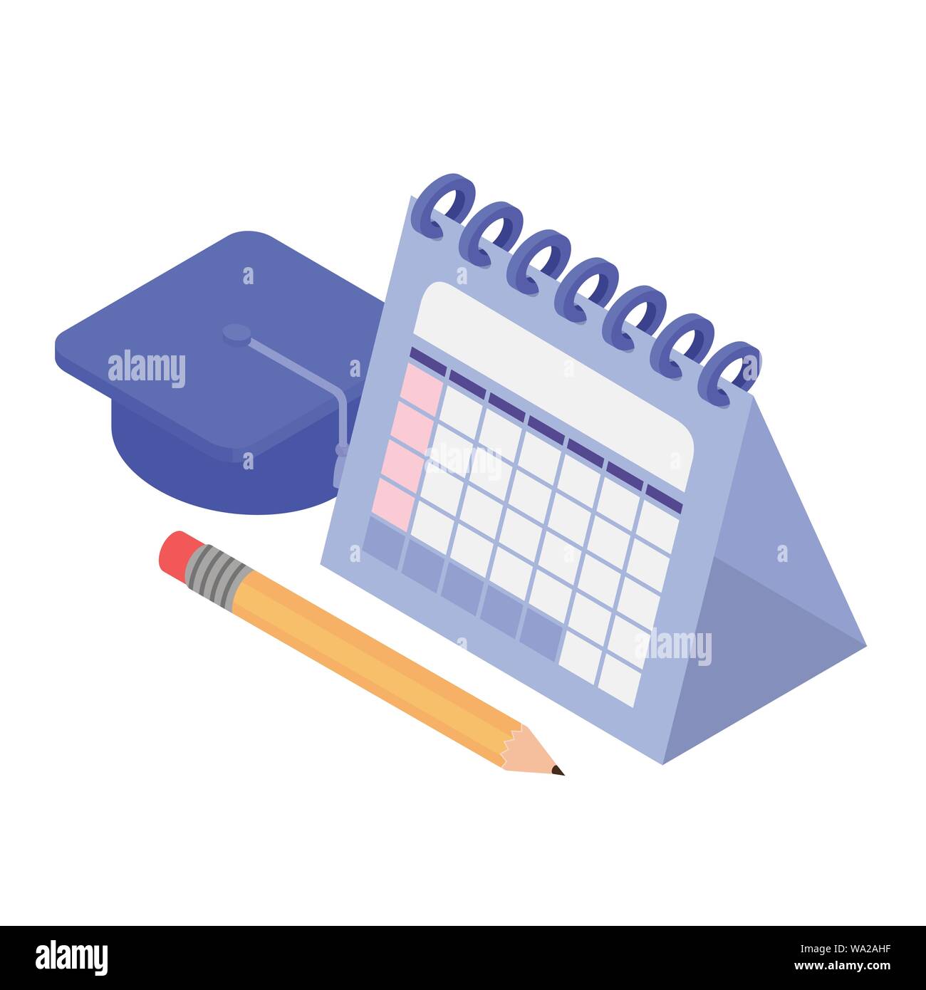 calendar reminder on white background Stock Vector Image & Art - Alamy