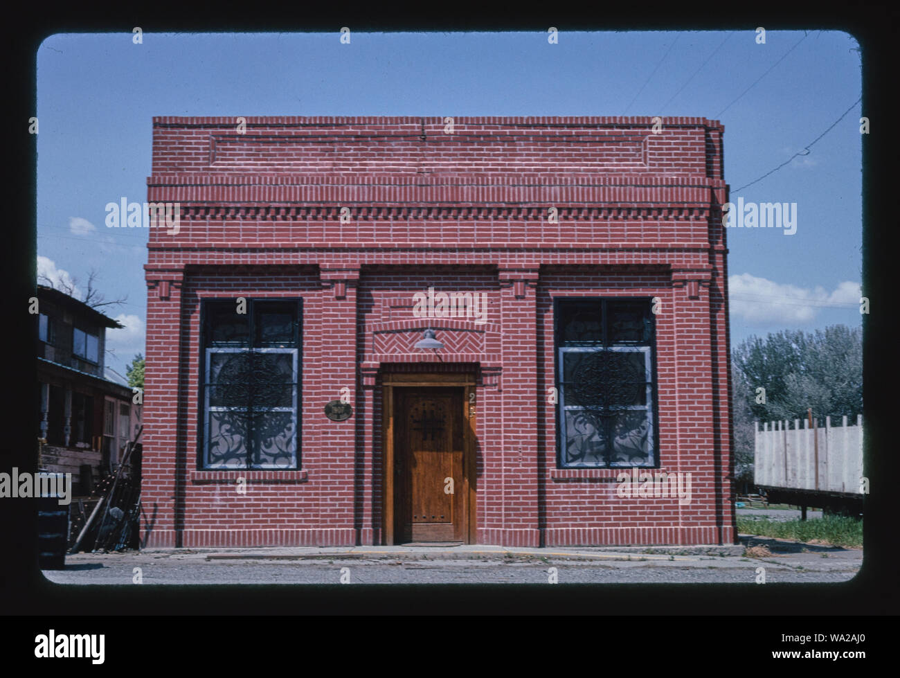 Bank, Reed Point, Montana Stock Photo - Alamy