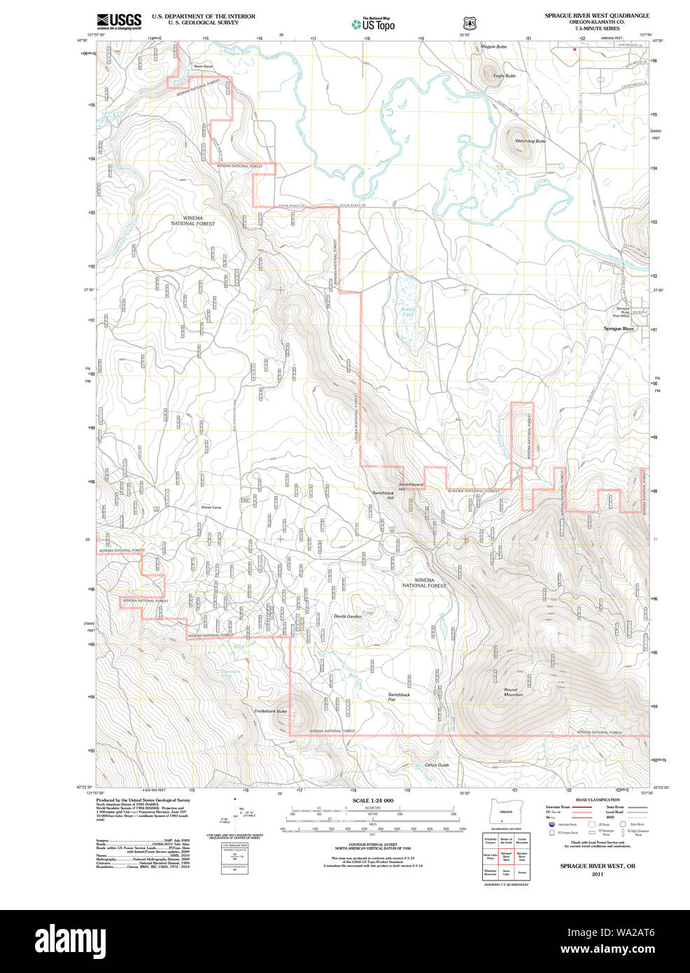 Map of sprague Cut Out Stock Images & Pictures - Alamy