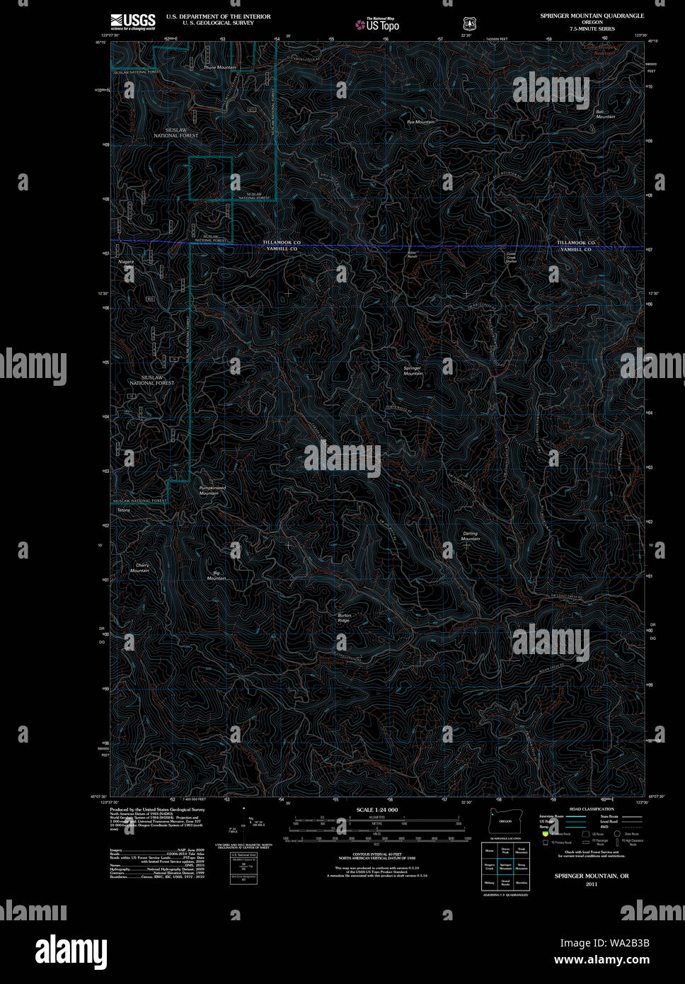 Map of springer hi-res stock photography and images - Alamy