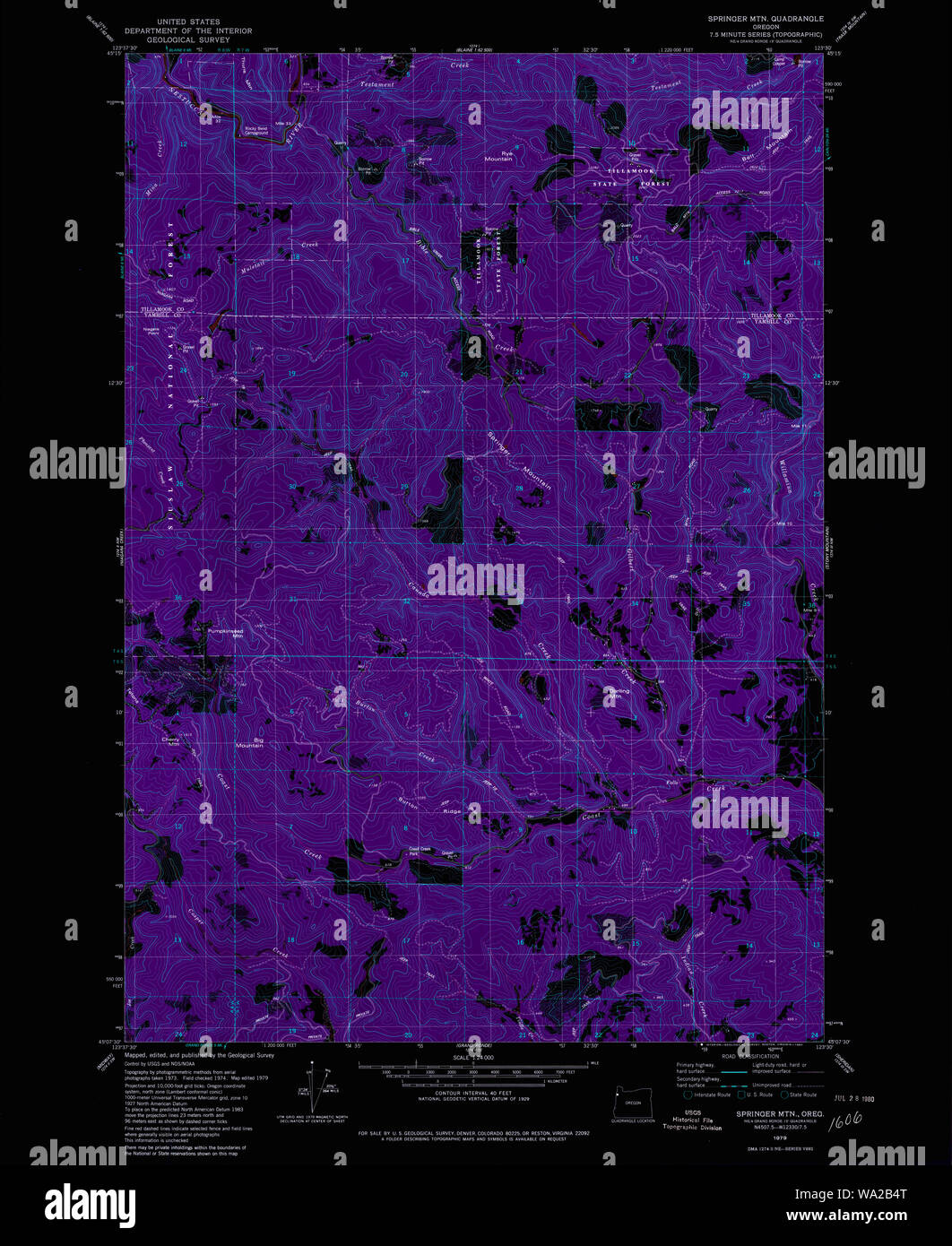 Map of springer hi-res stock photography and images - Alamy