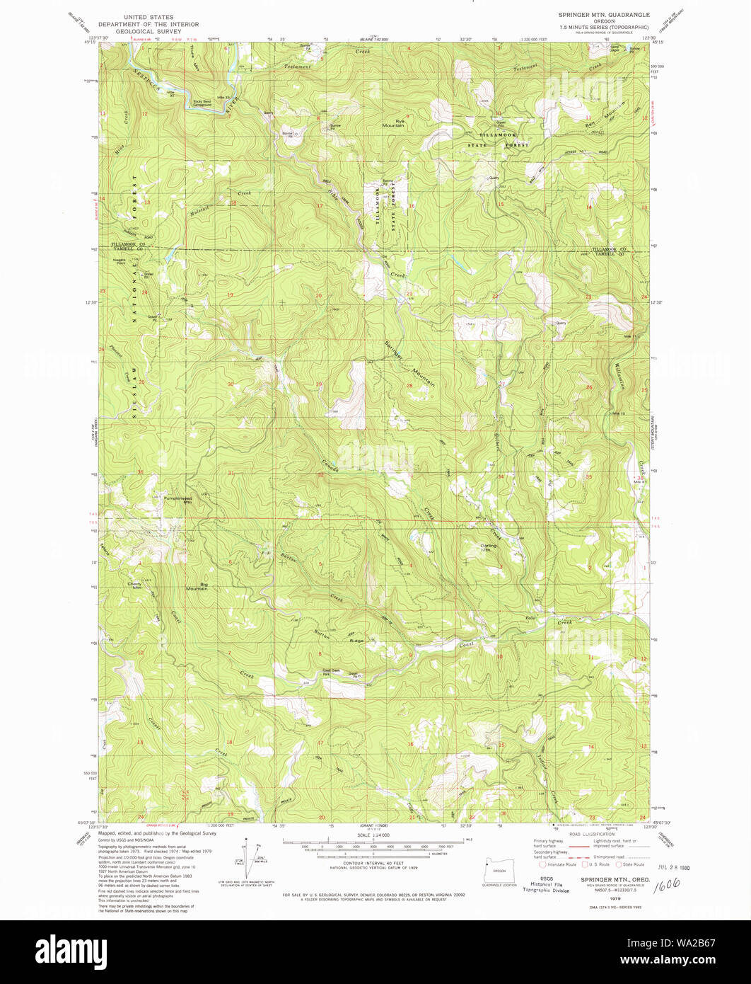 Map of springer hi-res stock photography and images - Alamy