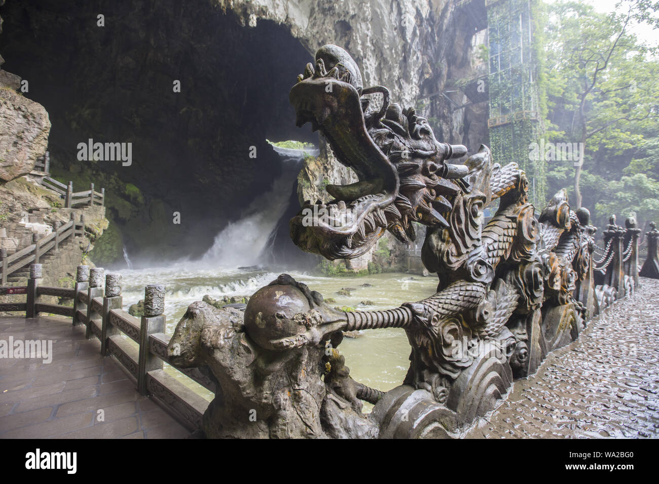 Guizhou province, anshun city, dragon temple scenic area Stock Photo ...