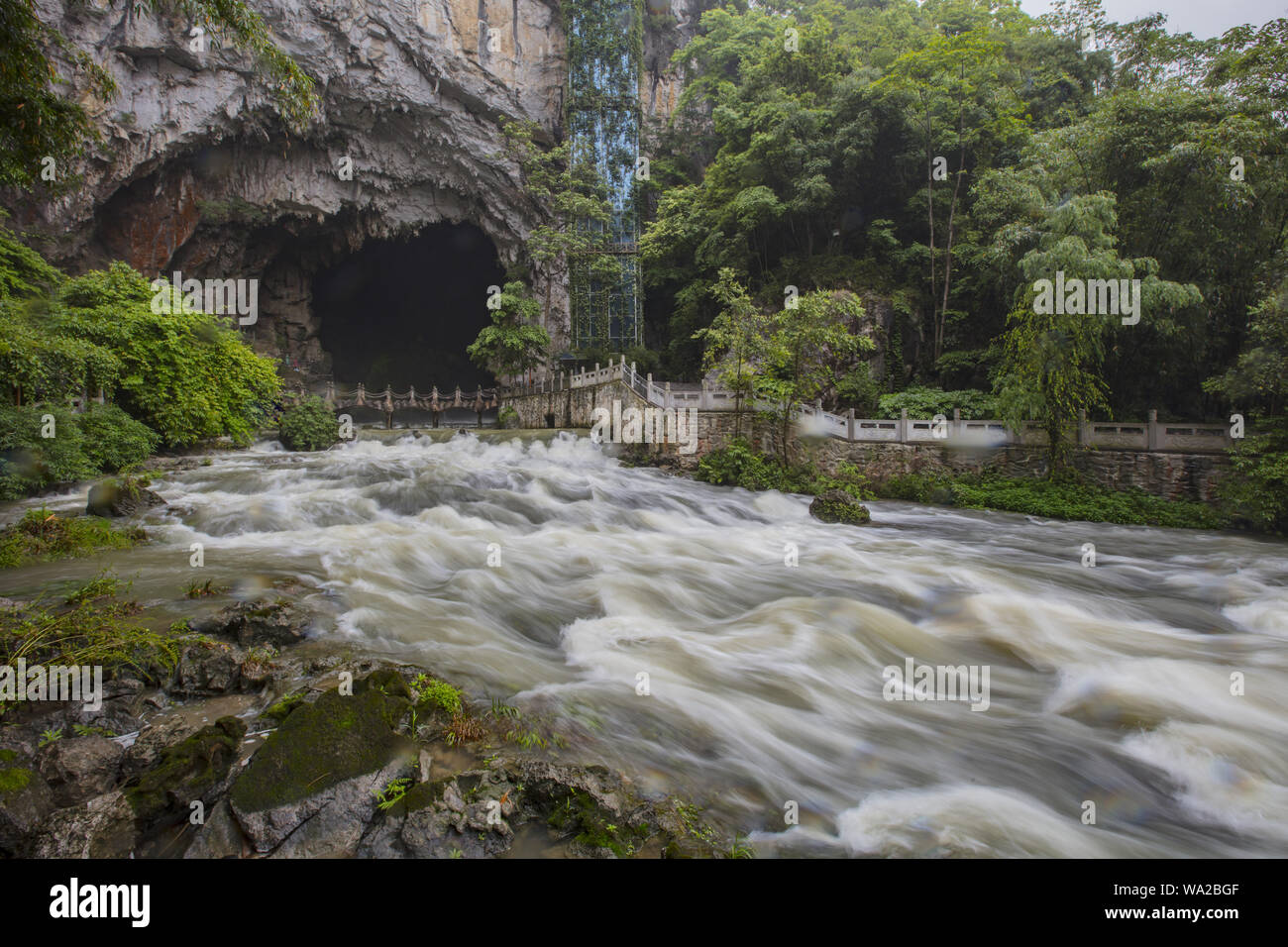 Guizhou province, anshun city, dragon temple scenic area Stock Photo ...