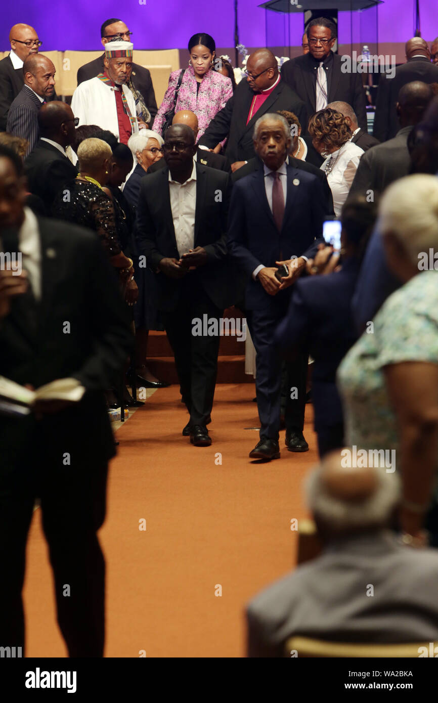 BROOKLYN, NEW YORK-AUGUST 16: Gwen Carr, along with Rev. All Sharpton ...