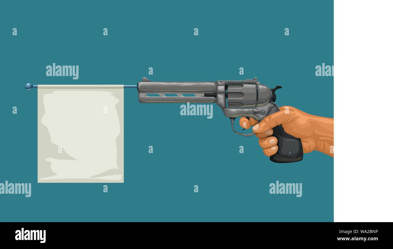 Flag gun joke hi-res stock photography and images - Alamy