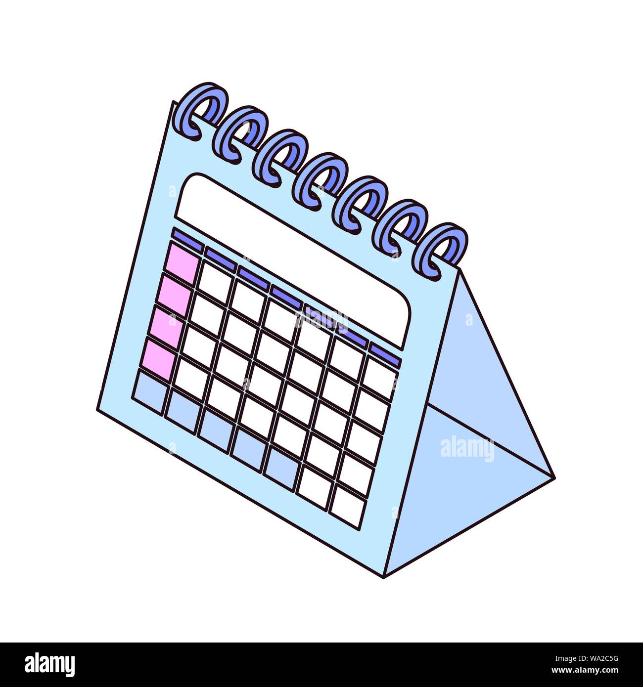 calendar reminder on white background Stock Vector Image & Art - Alamy