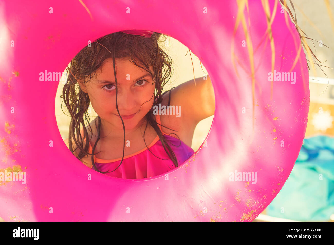 Pink pool hi-res stock photography and images - Alamy