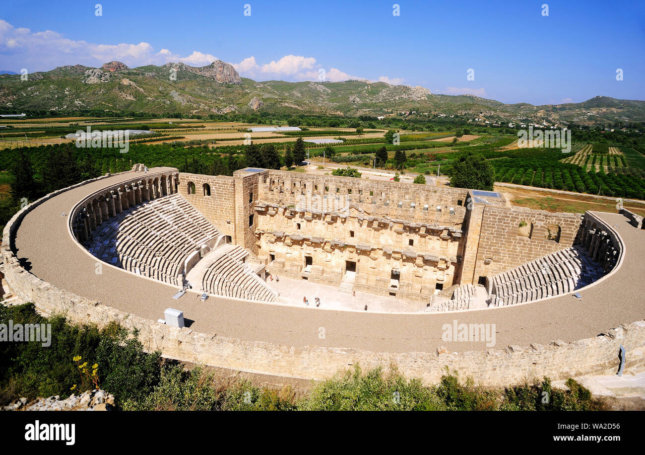 Turkey's ancient ruins arena Stock Photo - Alamy