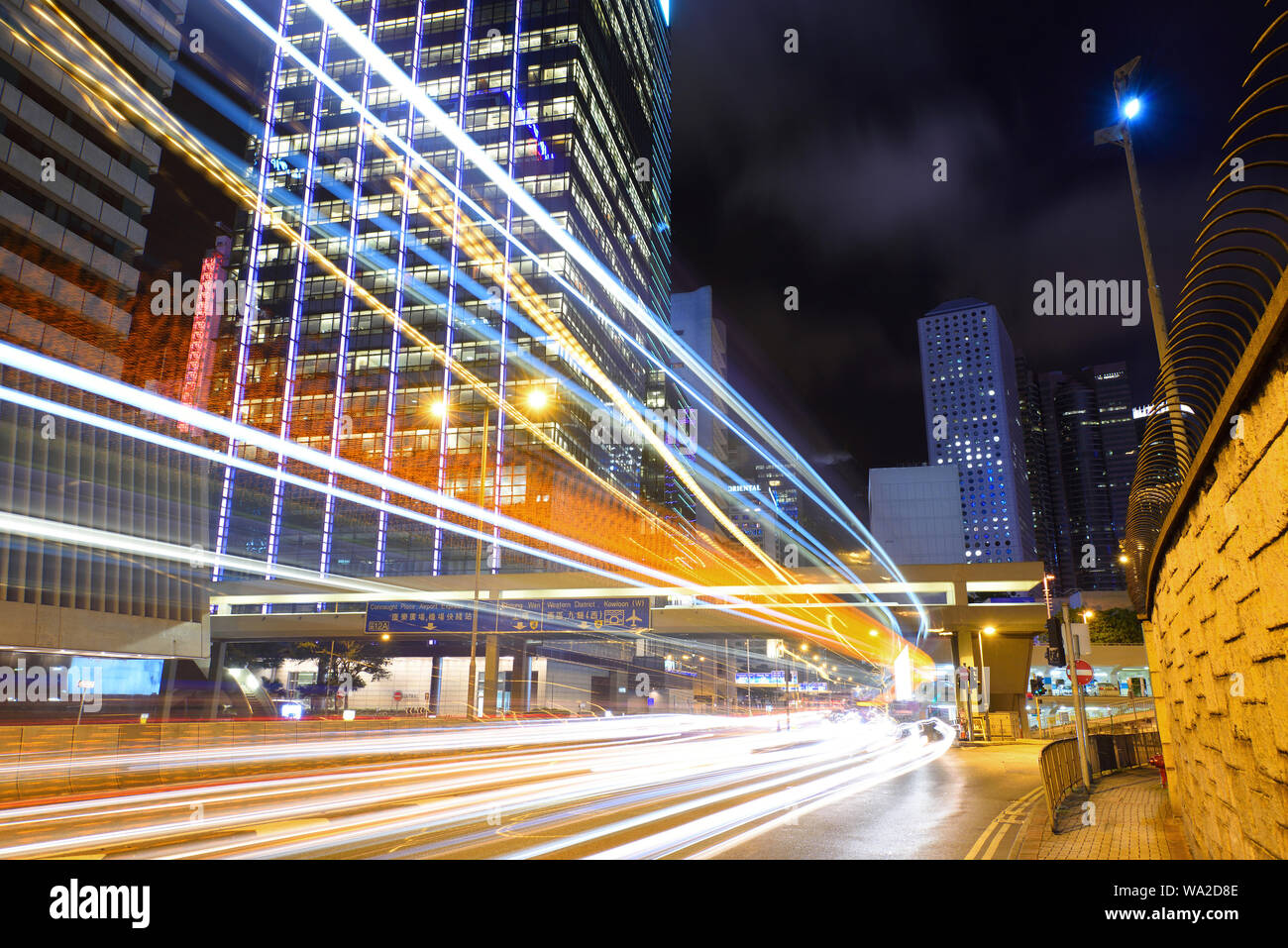 City night view of Hong Kong Stock Photo - Alamy