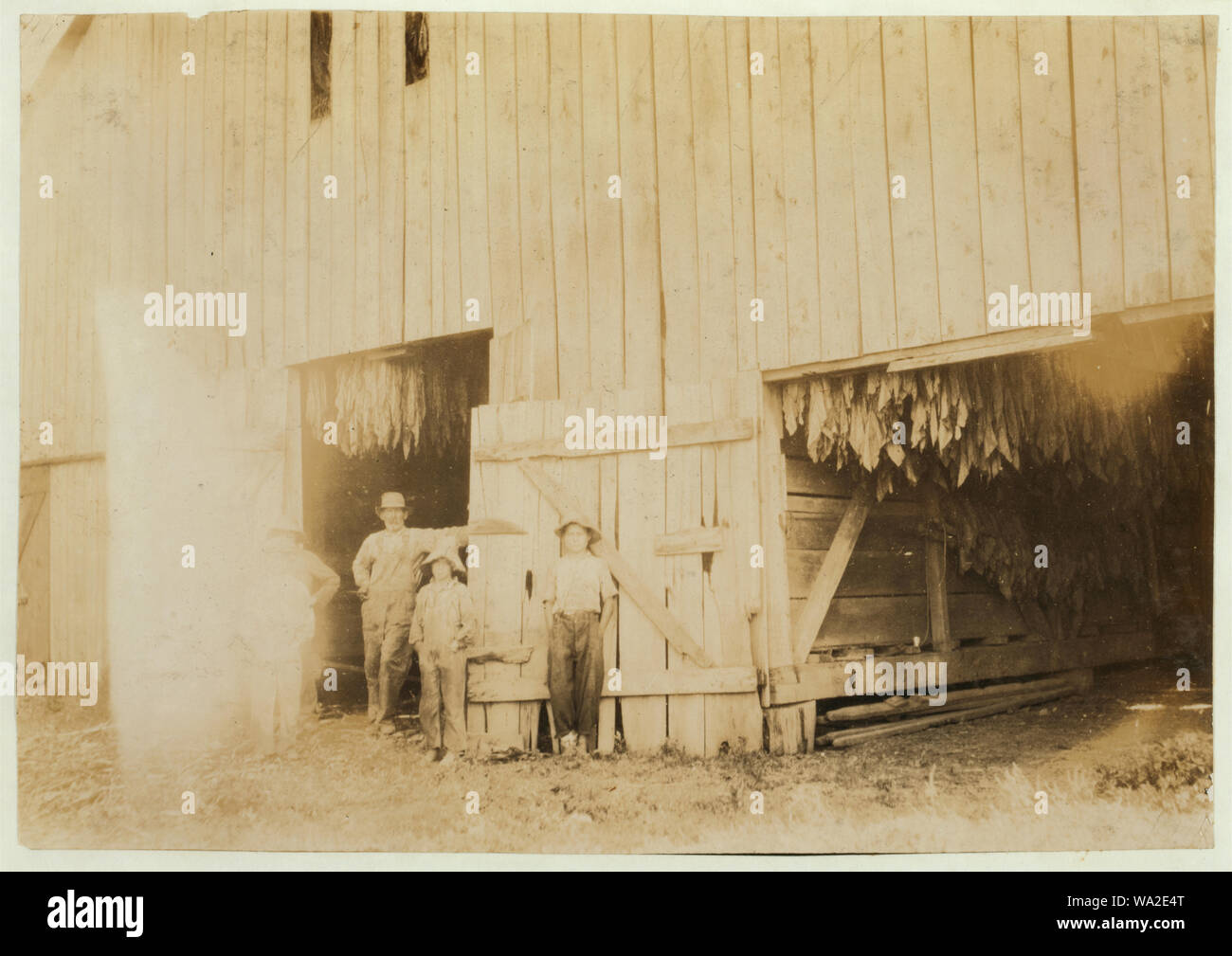 Barn of Daniel Barrett and group shown in photos 4464-5-6 Stock Photo ...