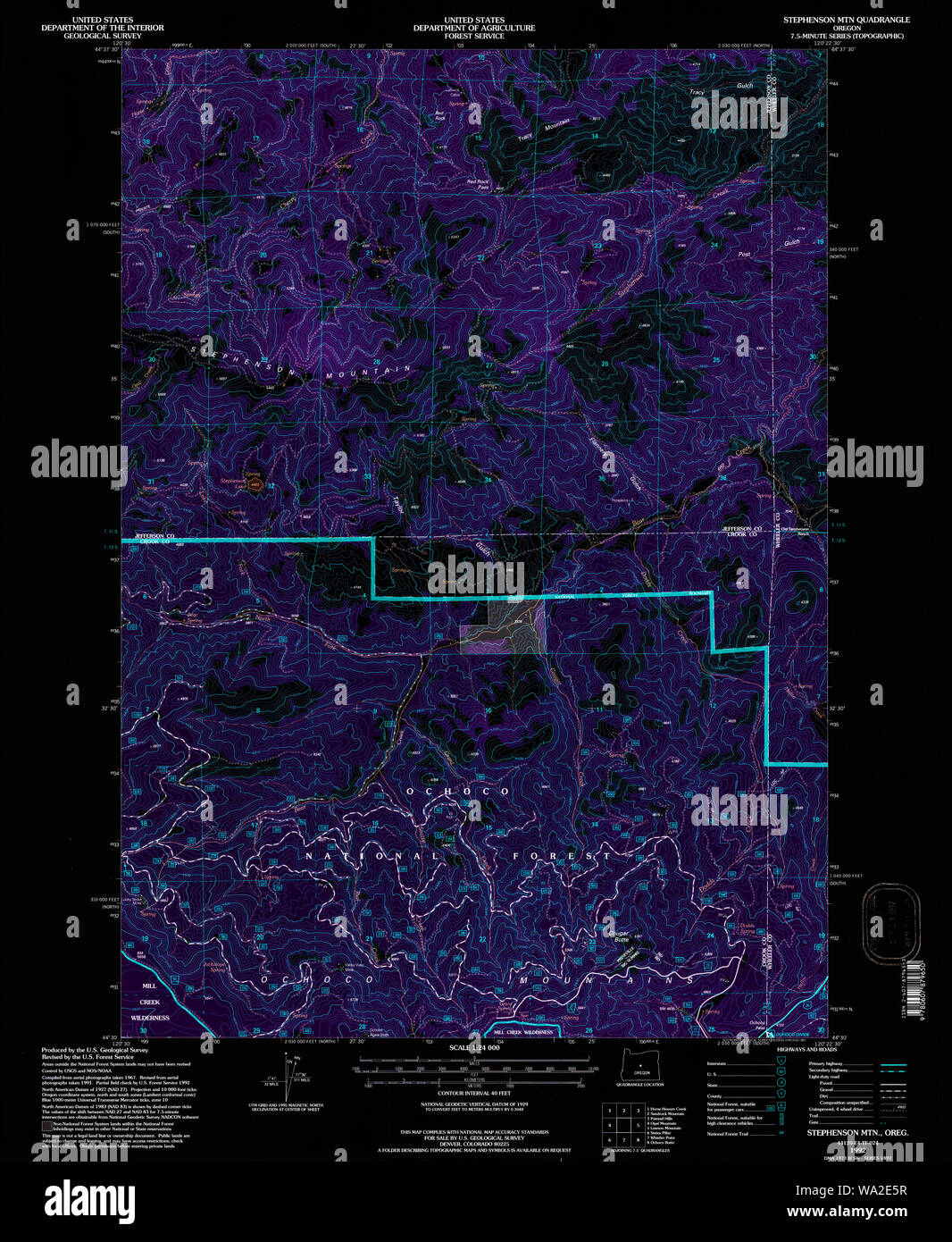 Map of stephenson hi-res stock photography and images - Alamy